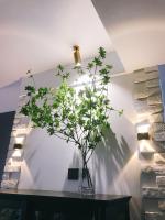 China Artificial Green Plant Simulated Hanging Bell Flower Branch Interior Tabletop Decor for sale
