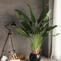 China Artificial Green Potted Plant Banana Tree Indoor Large Landscaping Decoration for sale