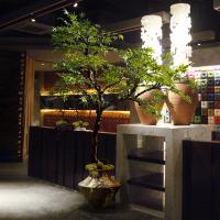 China anti UV Artificial Landscaping Trees Green Maple hotel Decoration for sale