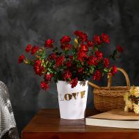 China Shabby Chic Real Touch Artificial Flowers Floral Bouquet Daisy Tabletop Decorative for sale