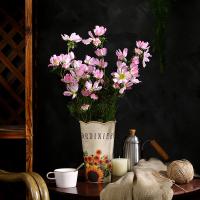 China Pink Yellow Purple Colored Flower Fake Jasmine Vintage Lifelike Potted Plants for sale
