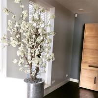 China 180cm Fake Jasmine Flower Camellia Plant Decoration Indoor Landing Bonsai for sale
