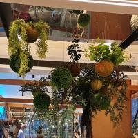 China ODM Floral Hanging Basket Pendant Pub Space Beautifying for sale