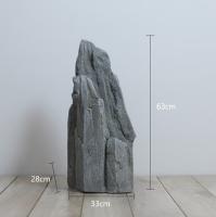 China Micro GRC Landscape Fiberglass Rough Rocky Stone Make Money Ornaments for sale