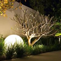 China 22*16cm Artificial Landscaping Plants With Lighting Courtyard Decoration for sale