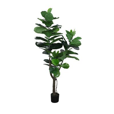 China 160cm Artificial Potted Floor Plants Green Banyan Bonsai Ceiling Qrnaments for sale