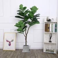 China 160cm Artificial Potted Floor Plants Green Banyan Bonsai Ceiling Qrnaments for sale