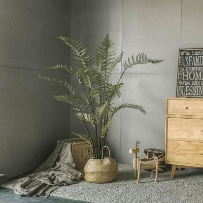 China Corner Landscaping Fern Artificial Potted Floor Plants Anti Fading for sale