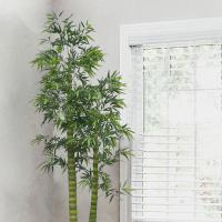 China Buddha Bamboo Artificial Potted Floor Plants Indoor Landing Decorative for sale