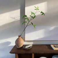 China 150cm Artificial Nandina Plant Single Green Tabletop Ornaments Potted Branches for sale