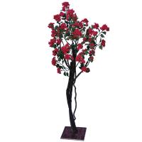 China 150Cm Height Bougainvillea Colorful Artificial Silk Plant Creative Potted Flowers for sale