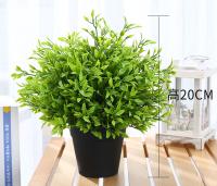 China Grass 60cm Little Artificial Potted Floor Plants Home Office Decoration Customized for sale