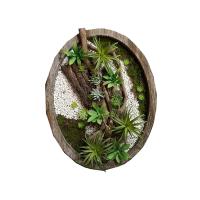 China Artificial Wall Hanging Plants Vertical Greening Creative Decoration Retro Pendant for sale