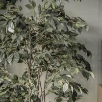 China 140cm Green Simulated Bonsai Ficus Tree Artificial Potted Plants For Indoor Decoration for sale