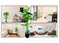 China Anti UV Potted Evergreen Plants Artificial Landscaping Faux Trees for sale