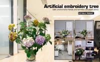 China Lifelike Green Artificial Tropical Plant 150cm Height For Office Table Embroidery for sale