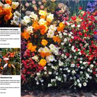 China OEM 40cm Height Artificial Green Plant Wall Indoor Decorative for sale