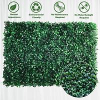 China Green Vertical Artificial Plant Wall Fire Retardant No Smell Custom for sale