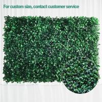 China Green Vertical Artificial Plant Wall Fire Retardant No Smell Custom for sale