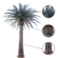 China Date Palm Garden Artificial Landscape Trees 2000cm Height UV Resistance for sale