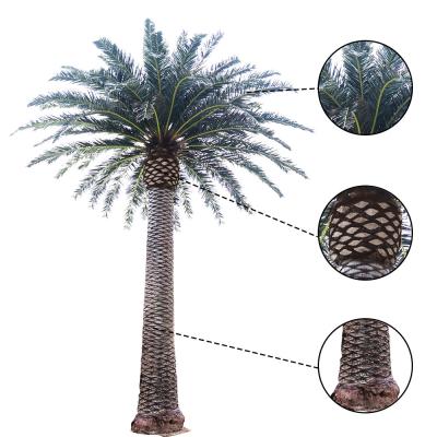 China Date Palm Garden Artificial Landscape Trees 2000cm Height UV Resistance for sale