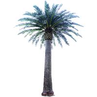 China Date Palm Garden Artificial Landscape Trees 2000cm Height UV Resistance for sale