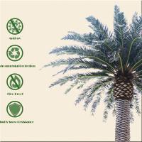 China Date Palm Garden Artificial Landscape Trees 2000cm Height UV Resistance for sale
