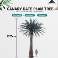 China Date Palm Garden Artificial Landscape Trees 2000cm Height UV Resistance for sale