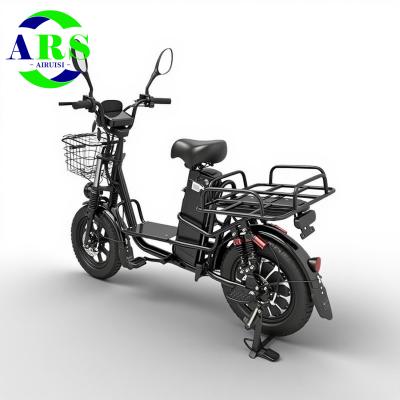 China China Manufacturer Snow E-Bike 16 Inch 1000W Transport Bike Dual Suspension Electric Ice Cream Cargo Bike Yilan 2 for sale