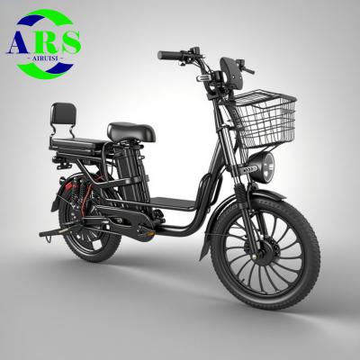 China 20 Inch 1000 Watt E Bikes Black Electric Cargo Bikes With Battery Yilan 2 for sale