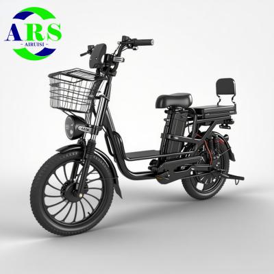 China Yilan 2 Iron Frame Cargo Electric Bicycles 48v 60v Fat Tire Ebikes With Ternary lithium battery for sale