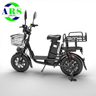 China Yilan Dual Battery E-bike Wheel Food Freight Fat Tire Bicycle Electric Delivery E-bike For Delivery for sale