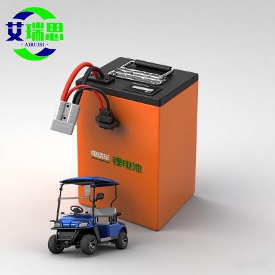 China Cheap 120Ah LF120 High Performance Lifepo4 New Lithium Ion Batteries Golf Cart Forklift 120Ah Lithium Battery Pack for sale