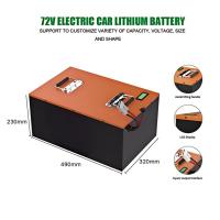 China High Power Metal Case Waterproof Battery Pack 72v 180ah Lithium Ion Battery for Electric Tricycle/Golf Cart /Forklift for sale