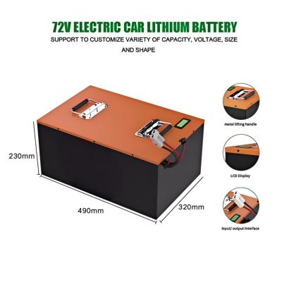 China High Power Metal Case Waterproof Battery Pack 72v 180ah Lithium Ion Battery for Electric Tricycle/Golf Cart /Forklift for sale