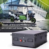 China Lithium Battery 72v 200ah 180Ah 150Ah 8000W Li Ion Battery Pack With BMS for Electric Tricycles, Golf Carts,Forklifts for sale