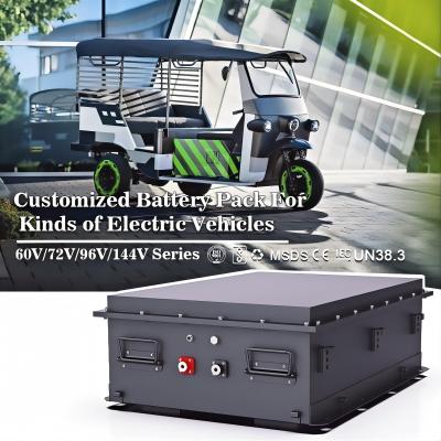 China Lithium Battery 72v 200ah 180Ah 150Ah 8000W Li Ion Battery Pack With BMS for Electric Tricycles, Golf Carts,Forklifts for sale