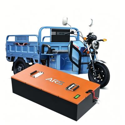 China High Capacity Lithium Battery Pack 72v 60Ah for 3 wheel electric vehicle for sale