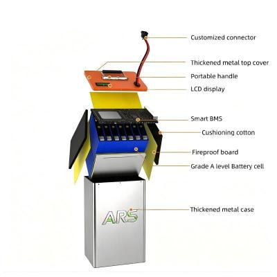 China 52V Shared Bike Lithium Battery 60Ah 110Ah Waterproof Adjustable BMS for sale