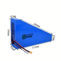 China Support customization 36V 48V 60V 72V E-BIKE Electric Bicycle Triangle Battery Bag Black Bicycle Frame Triangle Bags for sale