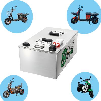China ARS LiFePO₄ 48V 60V 72V 60Ah  suitable for green camel 720 electric bicycle for sale