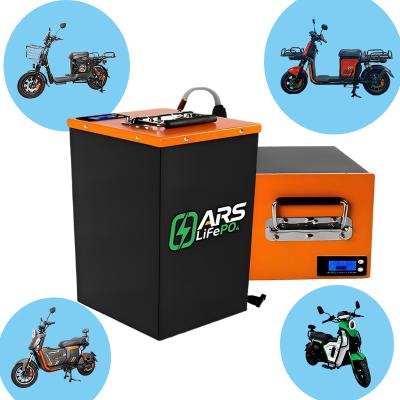 China ARS LiFePO₄ 48V 60V 72V 80Ah  suitable for green camel U6 electric bicycle for sale