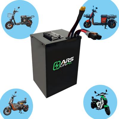 China ARS LiFePO₄ 48V 60V 72V 110Ah  suitable for green camel U7 electric bicycle for sale