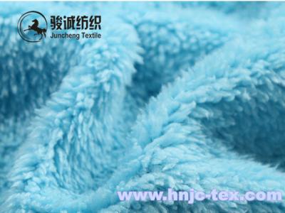 China Anti-static 100% polyester fabric dyeing fabric soft velveteen/velvet toy,apparel fabric for sale