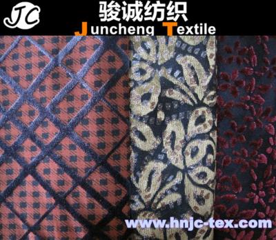 China New burnout anti-static polyester fabric miro velvet non-invert fabric for women apparel for sale