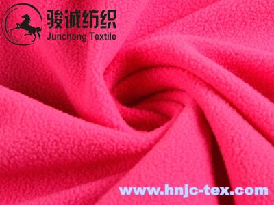China 100% Polyester weft knitting polar fleece for woman apparel and pajamas for sale