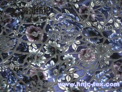China China Textile burnout anti-static pringting miro velvet fabric women apparel fabric for sale