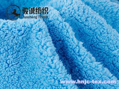 China Hot sell solid color plain cotton like velvet antistatic polyester fabric for bedding for sale