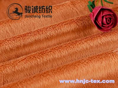 China Environment friendly solide printed cuddle soft velboa for pajamas fabric and apparel for sale