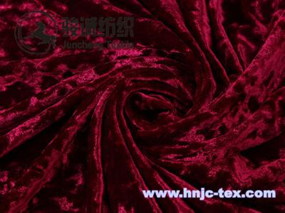 China Korea velvet embossed velvet for apparel fabric for sale